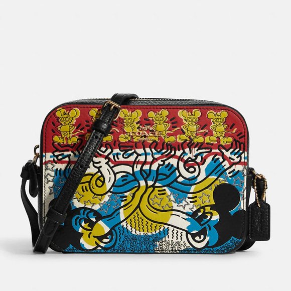 Coach | Bags | Coach Disney Mickey Mouse X Keith Haring Mini Camera Bag ...